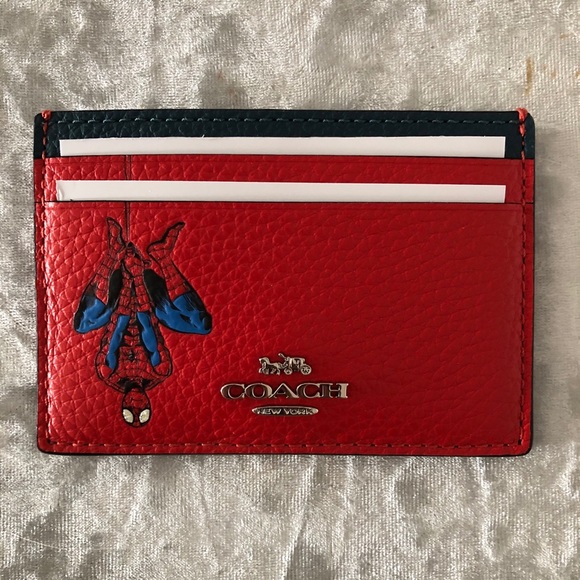 Coach | Accessories | Coach X Marvel Spiderman Card Case | Poshmark